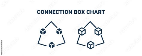 Connection Box Chart Icon Outline And Vector Connection Box Chart Icon From Business And