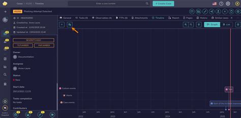 Export A Case Timeline Thehive 5 Documentation