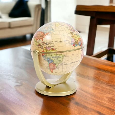 Rotating Globe Geography Etsy