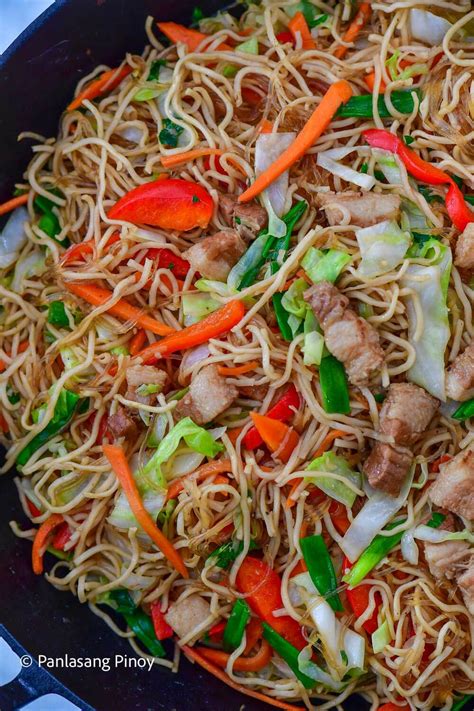 Filipino Pancit Recipe Panlasang Pinoy Street Food Spectacle