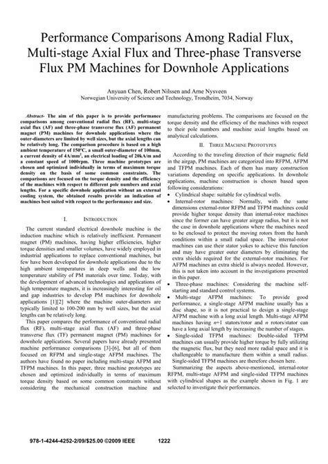 Pdf Comparison Between Radial And Transverse Flux Pm Machines