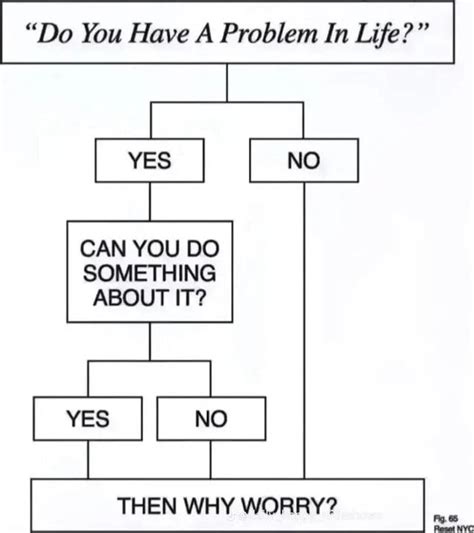 Do You Have A Problem In Life Can You Do Something About It Ves No