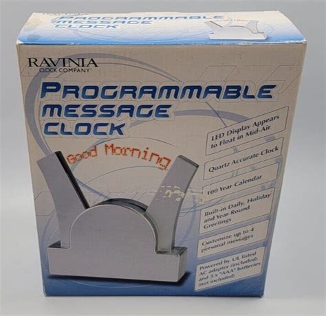 Floating Led Display Ravinia Programmable Message Clock