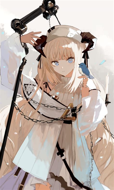 あんスタ「43日目 ナイチンゲール🕊️ アークナイツ 明日方舟 Arknights」旧都なぎ 100日ﾁｬﾚﾝｼﾞのイラスト