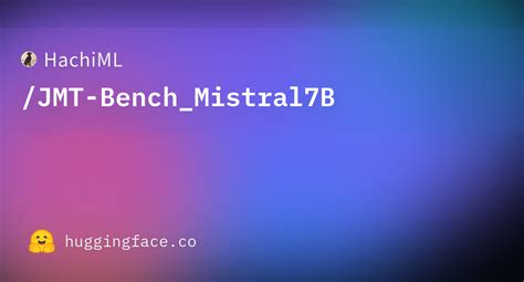 HachiML JMT Bench Mistral B Datasets At Hugging Face