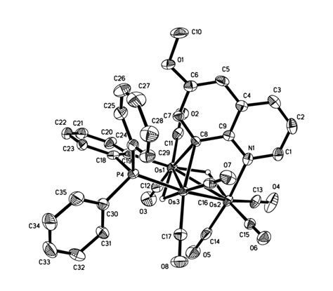An Ortep Diagram Of The Solid State Molecular Structure Of