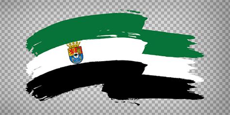 Extremadura 브러시 스트로크의 국기 자율 커뮤니티 Extremadura에 플래그 웹 사이트 디자인 응용 프로그램 Ui에