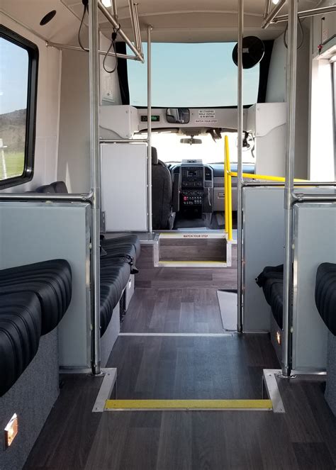 Paratransit Bus Overhead View Rent A Charter Bus Shuttle Bus