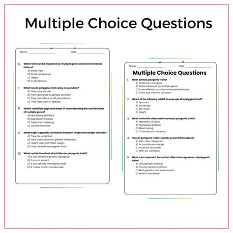 Polygenic Traits Multiple Genes Affecting One Trait Comprehensive Passages