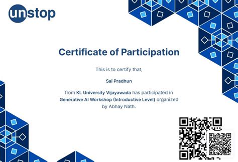 Honored To Have Participated In The Generative Ai Workshop Led By The Brilliant Abhay Nath