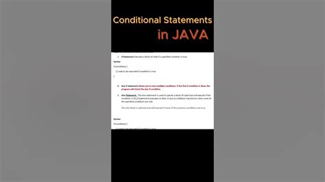 DAY 6/60 of Learning JAVA|Conditional Statements in JAVA|if,else-if ...