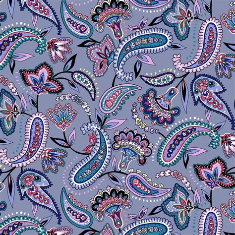 Tablet Size Makani Paisley Print Design Art Print Design Pattern