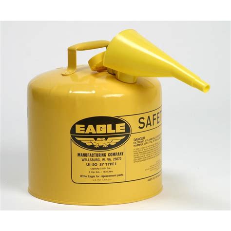Eagle 5 Gallon Metal Diesel Fuel Can At