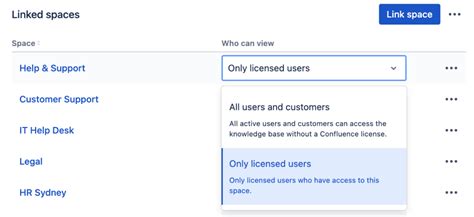 Knowledge Base Settings And Permissions In Confluence Cloud Jira Service Management Data
