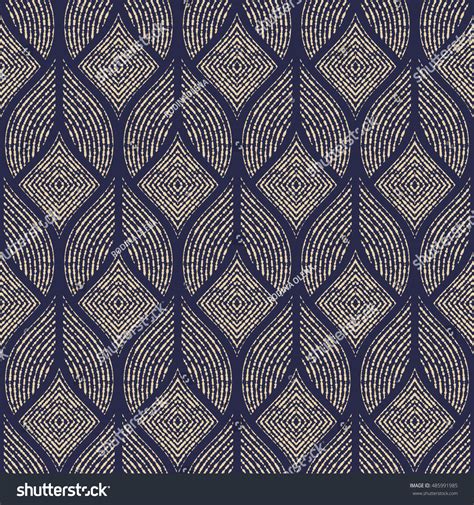 Geometric Abstract Pattern Seamless Vector Background Stock Vector Royalty Free