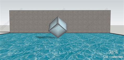 现代景观立方体雕塑su模型下载【id 1148907865】 知末su模型网