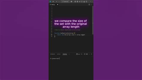 Quickly Check For Duplicates In An Array With Javascript Youtube