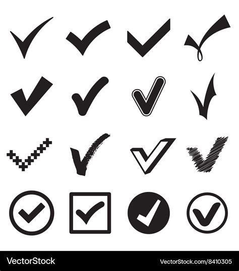 Done Tick Vector Images Over