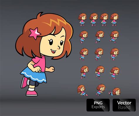 Girl Sprite Sheet Jumping