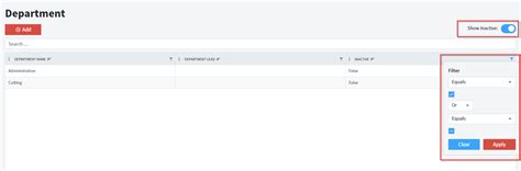 Boolean Switch Filter Value With Or Operator Blazor Server Radzen