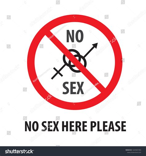 No Sex Here Please Vector Icon Stock Vector Royalty Free 1643581903 Shutterstock