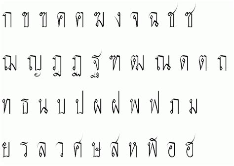 Thai Calligraphy 2 อักษรไทย การเขียน อักษรประดิษฐ์