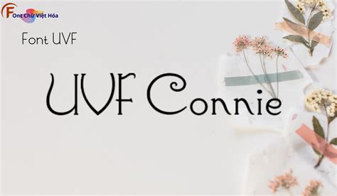 Font UVF Fonts Chữ Việt Hóa