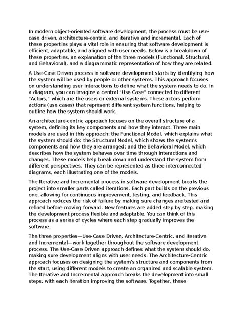 1 2 Activity Modern Object Oriented Software Dev Approaches And Models