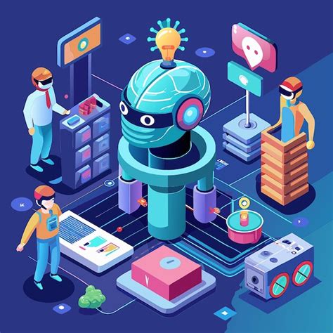 Premium Photo 3d Artificial Intelligence Digital Brain Neural Network Ai Servers And Robots