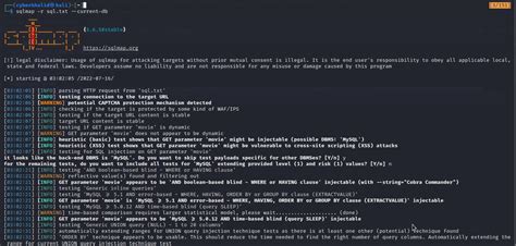 Sql Injection With Sqlmap Cyberkhalid