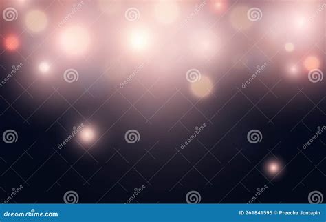 Purple Color Light Bokeh Abstract Background Vector Eps 10 Illustration Bokeh Particles Stock