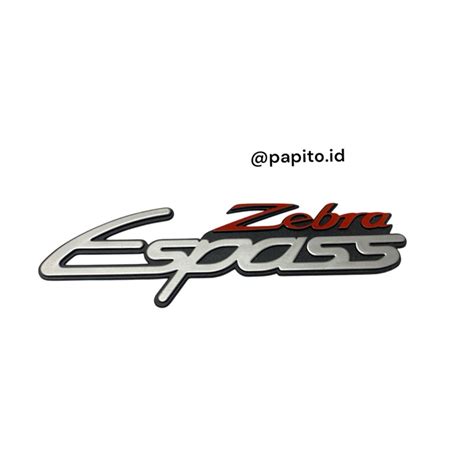 Original Zebra Espass Writing Luggage Logo Emblem Shopee Malaysia