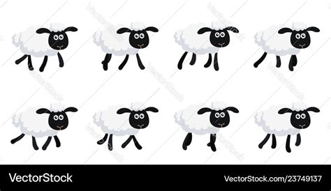 Sheep Sprite Vector Images 23