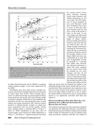 Body Composition And Military Performance PDF
