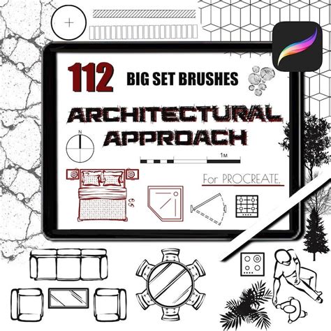 Architectural Approach Procreate Brush Procreate Brushes Set Ideal For Architects Digital
