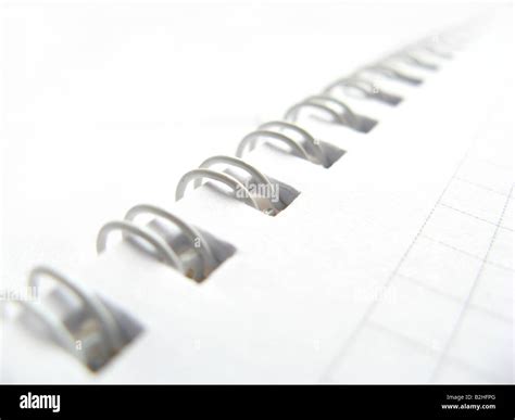 Spiral Of The Notebook Stock Photo Alamy