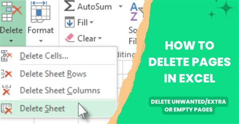 How To Delete Pages In Excel Delete Unwanted Extra Or Empty Pages Earn Excel
