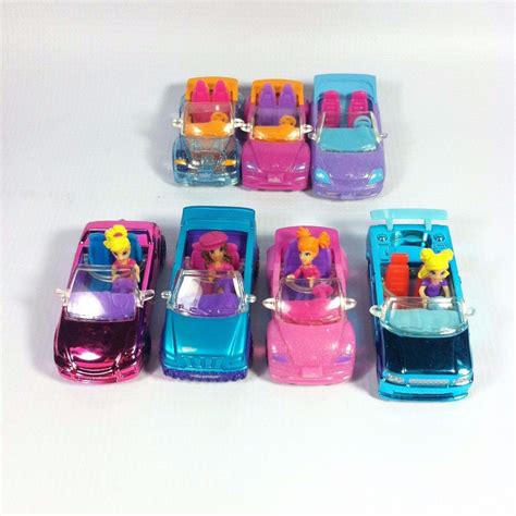Polly Pocket Race To The Mall Cars And Figures 1823912130