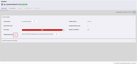 Management GUI Reference For GridDB Cloud For Collaboration