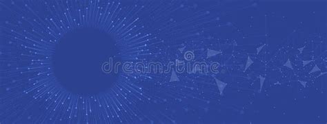 futuristic neural network concept stock vector illustration of system