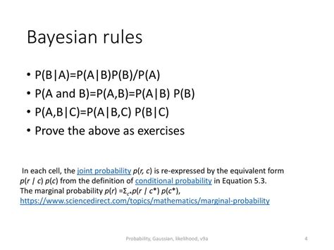 Probability A Tutorial On Bayesian Conditional Prob Gaussian