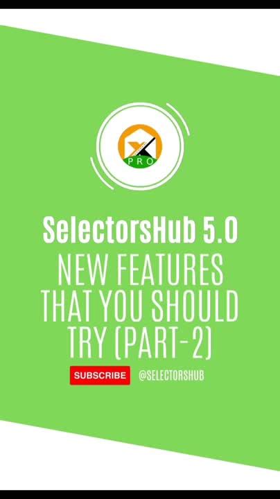 Selectorshub Selectorshubpro Testingtools Selectorshub