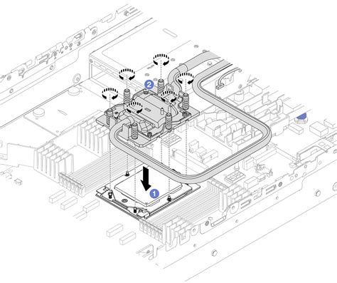 Install The Lenovo Neptune Processor Direct Water Cooling Module Thinksystem Sr655 V3 Lenovo