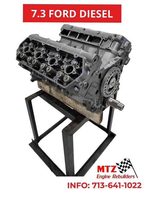 7 3 Idi Ford Powerstroke Remanufactured Diesel Engine Long Block 1987 1994