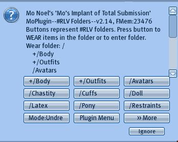 MoDesign Tutorials FAQ Tutorial RLV Folders