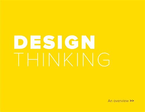 Pdf Design Thinking An Overview Dokumen Tips
