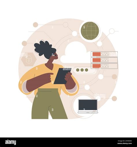 Big Data Architecture Abstract Concept Vector Illustration Database Architecture Information