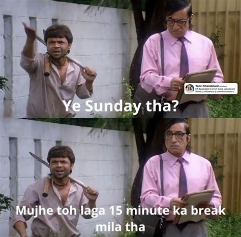 Ayush Dubey On Linkedin Story Of Every Sunday 😂😂