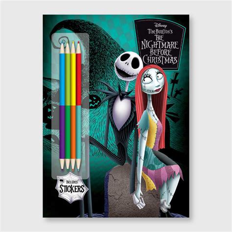 The Nightmare Before Christmas Coloring And Activity Book Moonlight