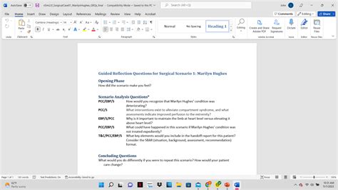 [solved] Guided Reflection Questions And Answer Scenario Analysis To Vsim Course Hero